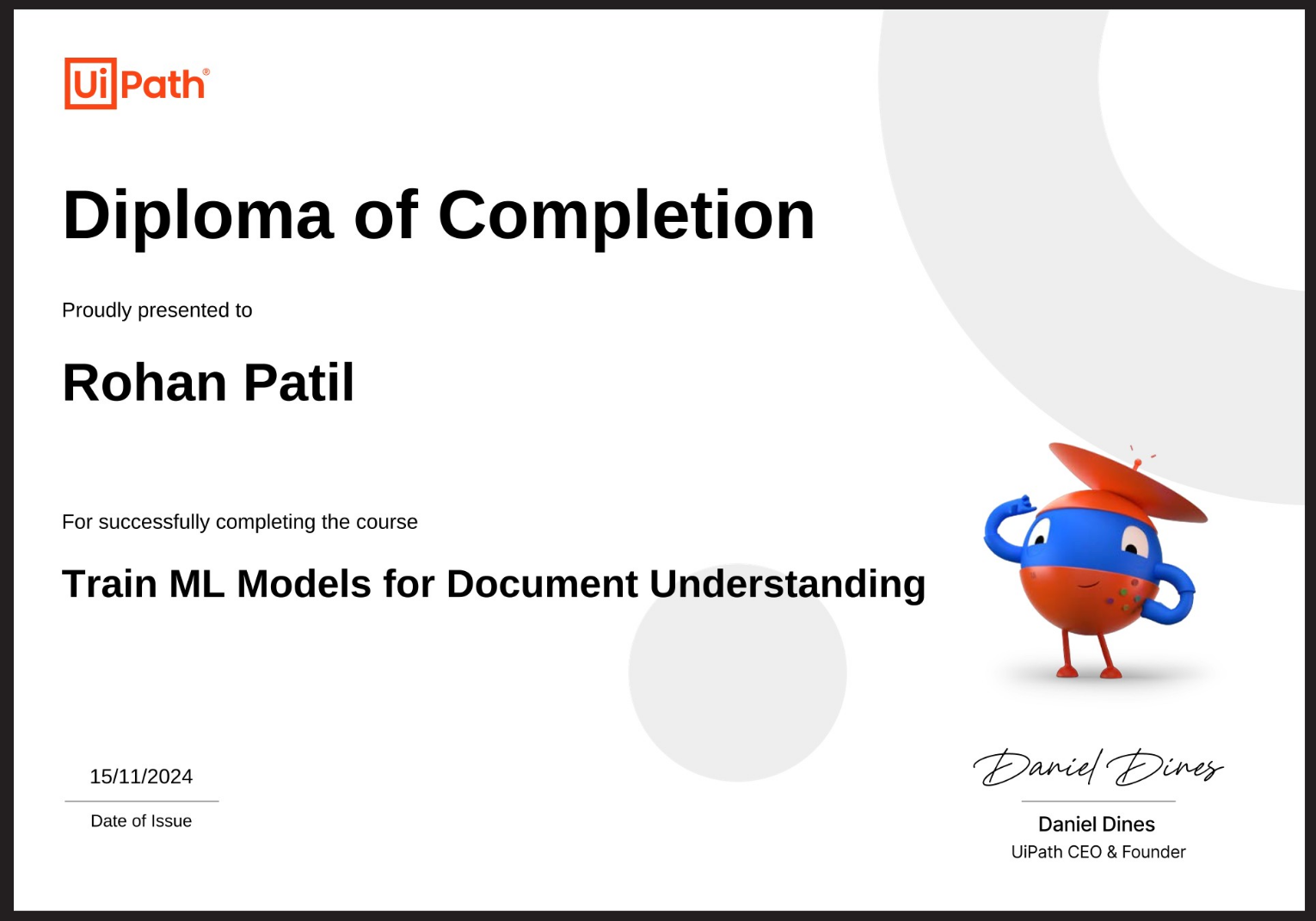 Rohan Patil : Portfolio